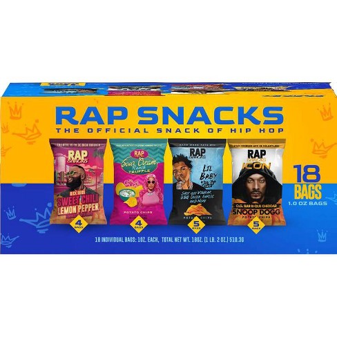 Rap Snacks Variety Box - 18ct/18oz : Target