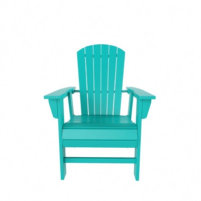 Westintrends Outdoor Patio Shell-back Adirondack Dining Chair Weather ...