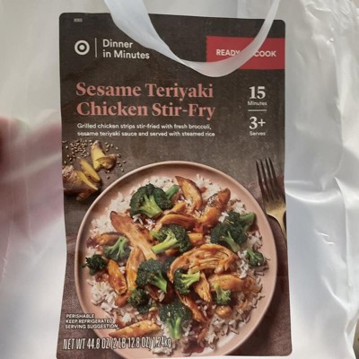 Sesame Teriyaki Chicken Stir Fry Meal Kit : Target