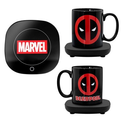 Uncanny Brands Marvel Deadpool Mug Warmer With Mug : Target