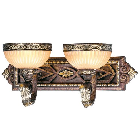 Livex Lighting Seville 2 - Light Vanity In Palacial Bronze/gilded : Target
