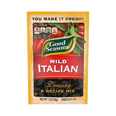 Good Seasons Mild Italian Dressing And Recipe Mix, 1 Oz : Target