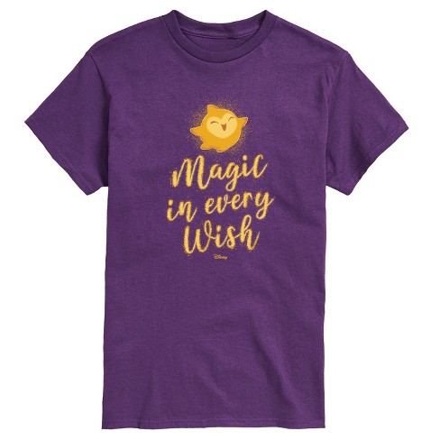 Men's Disney Magic In Every Wish Short Sleeve Graphic T-shirt - Purple ...