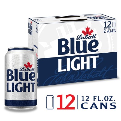 Labatt Blue Light Canadian Pilsener Beer - 12pk/12 Fl Oz Cans : Target