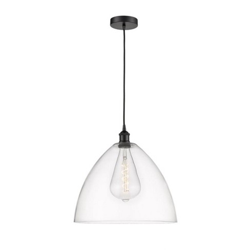Innovations Lighting Edison Dome 1 - Light Pendant In Matte Black : Target