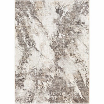 Hauteloom Rectangle Area Rug Light Gray : Target