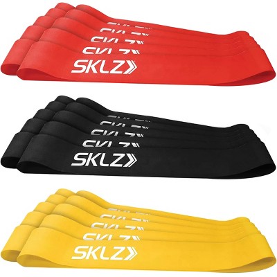 SKLZ Mini Strength Training and Exercise Resistance Bands 10-Pack : Target