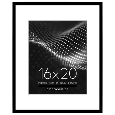 Americanflat 16x20 Poster Frame With Mat For 11x14 - Perfect For Photos ...