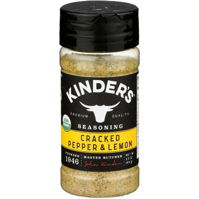 Kinders Rub Pepper Lemon Blend Organic - Case Of 8 - 3.5 Oz : Target
