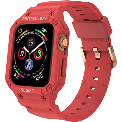 Worryfree Gadgets Band With Protective Bumper Case For Apple Watch 38 ...