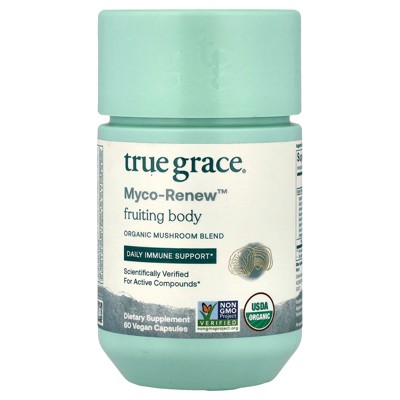 True Grace Myco-Renew™ Fruiting Body, 60 Vegan Capsules : Target
