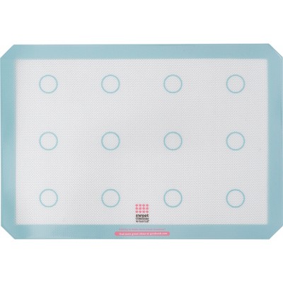 Sweet Creations 16"x11" Silicone Baking Mat Light Aqua Blue : Target