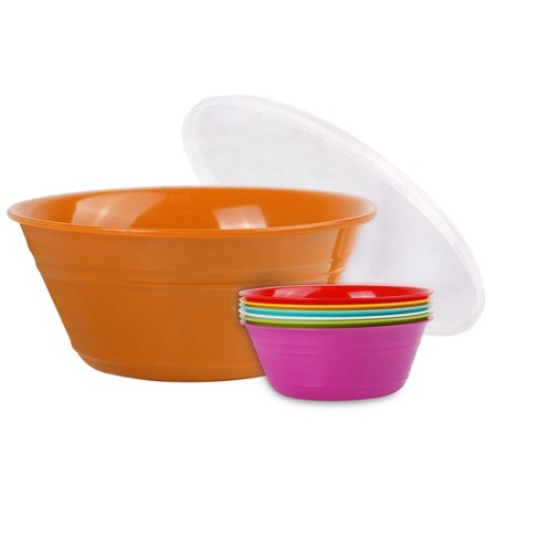 Mintra Home Popcorn Bowl Set (orange) : Target
