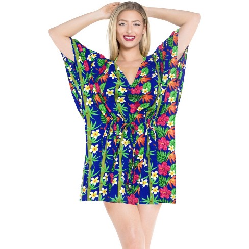 La Leela Women's Loose Mini Beachwear Vacation Bathing Suit Summer Plus ...