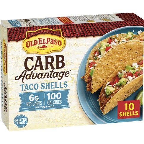 Old El Paso Low Net Carb Taco Shells Gluten Free - 10ct / 4.6oz : Target