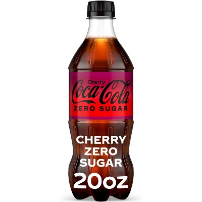 Coca-cola Zero Cherry - 20 Fl Oz Bottle : Target