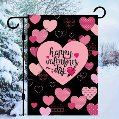 Valentine Flag,Single Sided Valentine's Day Garden Flag Valentine House ...