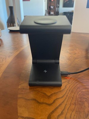 Just Wireless 3-in-1 Magnetic Wireless Charger - Black : Target