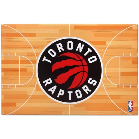 Nba Toronto Raptors Court Canvas Wall Sign : Target