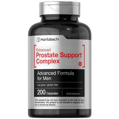 Horbaach Enhanced Prostate Supplement For Men | 200 Capsules : Target