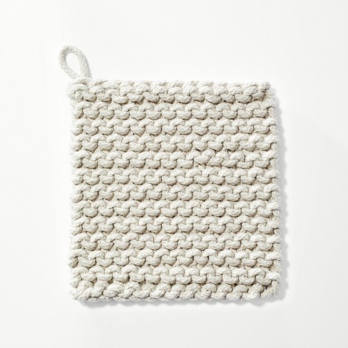 7" Rope Trivet Marled Light Gray - Figmint™ : Target