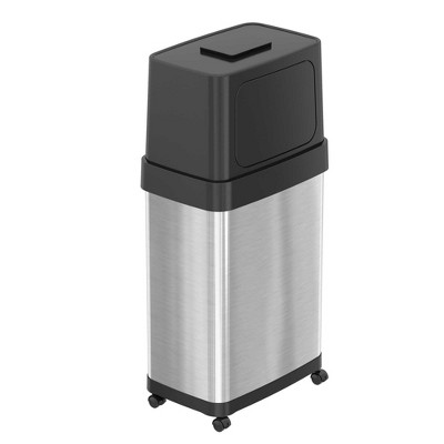Hefty 13gal Odor Block Trash Can Black : Target