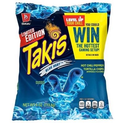 Takis Rolled Blue Heat Tortilla Chips - 4oz – BrickSeek