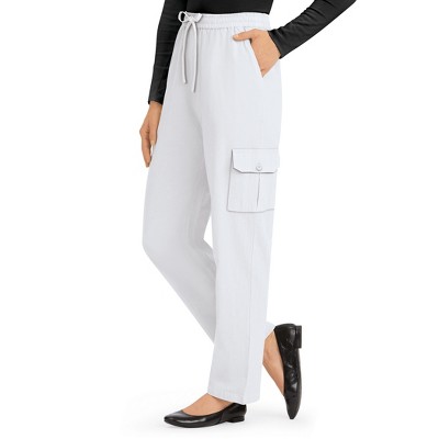 Collections Etc Comfortable Double Cargo Pocket Elasticized Drawstring ...