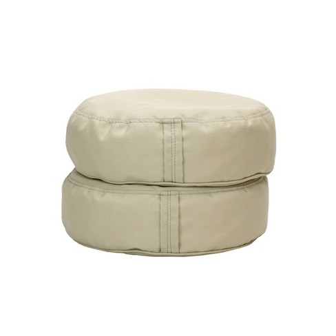 Factory Direct Partners 2pk 16" Element Round Kids' Bean Cushions Beige ...