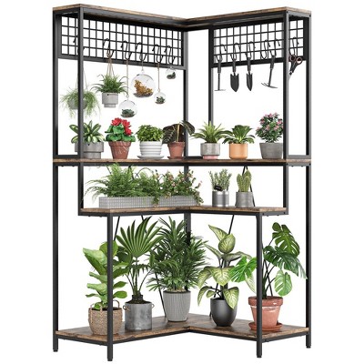 Tierra Garden Three-tier Indoor/outdoor End Cap Plant Stand – Versatile ...