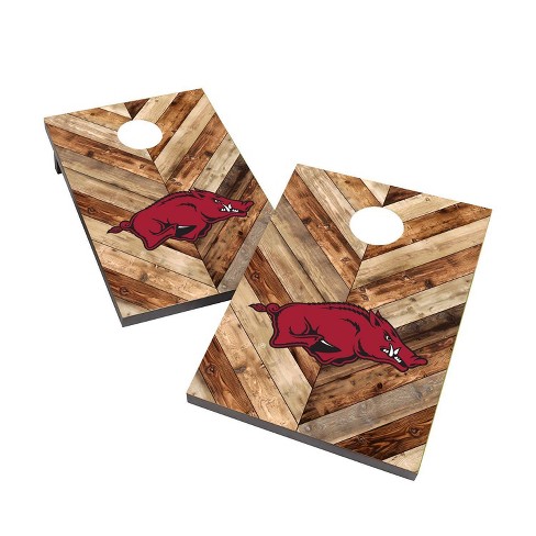 Ncaa Arkansas Razorbacks 2'x3' Cornhole Bag Toss Game Set : Target