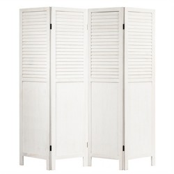 Costway 4 Panel Room Divider Screen Portable Folding 6 Ft Partition ...