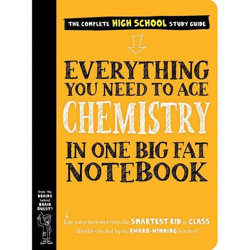 Everything You Need To Ace Chemistry In One Big Fat Notebook - (big Fat ...