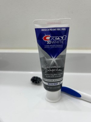 Crest 3d White Advanced Charcoal Teeth Whitening Toothpaste - 3.3 Oz ...