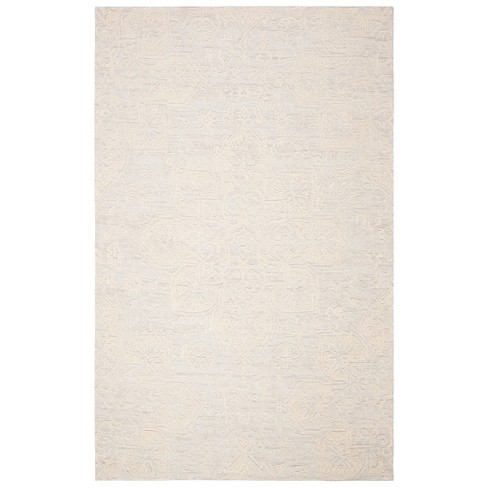 Abstract Abt958 Hand Tufted Area Rug - Ivory/beige - 8'9"x11'9 ...
