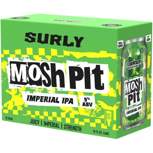 Surly Double Mosh Pit Hazy Ipa - 12pk/12 Fl Oz Cans : Target