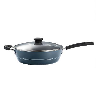 Nutrichef Saute Pan W/ Lid-non-stick Stylish Kitchen Cookware W ...