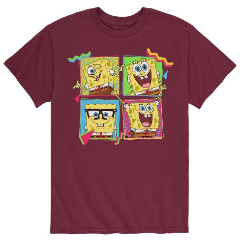 Men's Spongebob Squarepants Spongebob Emotions Short Sleeve Graphic T ...