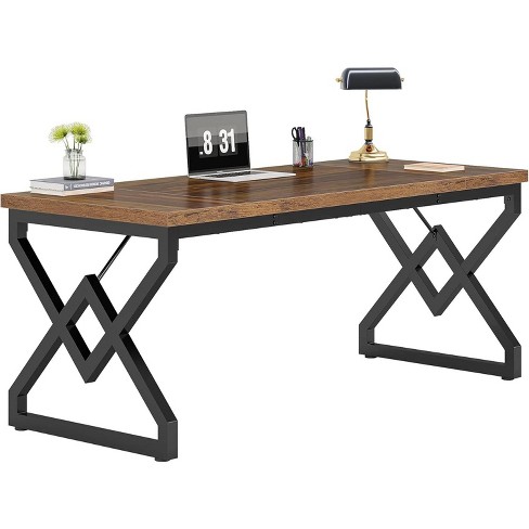 Tribesigns 63" Office Computer Desk, Executive Desk Workstation ...