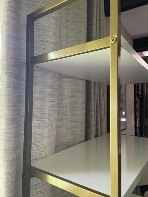 72" Loring 5 Shelf Ladder Bookshelf Vintage Oak - Threshold™ : Target