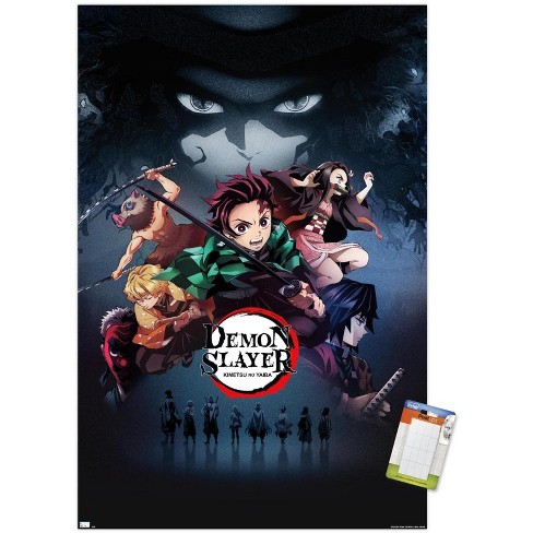 Trends International Demon Slayer - Key Visual 3 Unframed Wall Poster ...