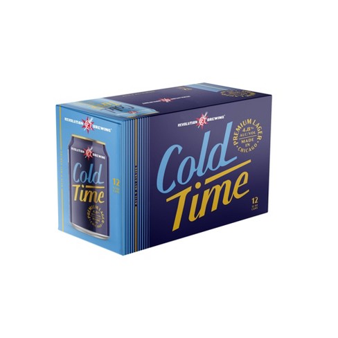 Revolution Brewing Cold Time Premium Lager - 12pk/12 Fl Oz Cans : Target
