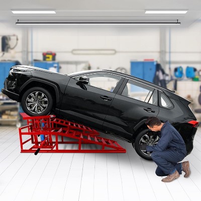 Hydraulic Car Ramps,car Lift Service Ramps,heavy Duty Steel Car Lift ...