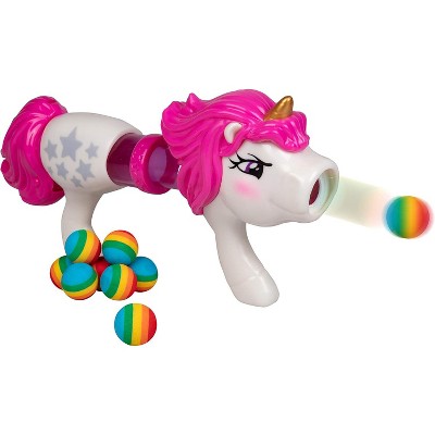 Hog Wild Unicorn Power Popper Foam Blaster Toy - Rapid Fire Rainbow ...