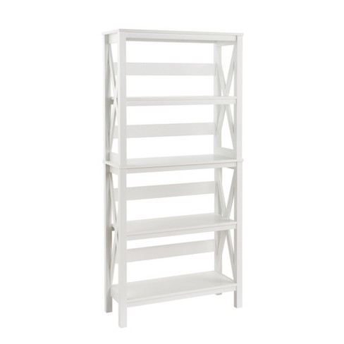 X-frame 5-tier Bookshelf White - Closetmaid : Target