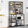 Tribesigns 10 Tier Kitchen Bakers Rack, Black : Target