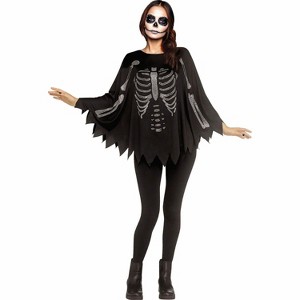 Fun World Adult General Sizing Rhinestone Bling Skeleton Halloween ...