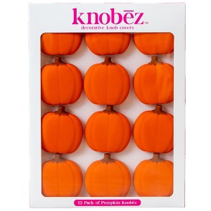 Knobēz: Decorative Knob Covers - Pumpkin - 12pk, Hardware Decorations ...