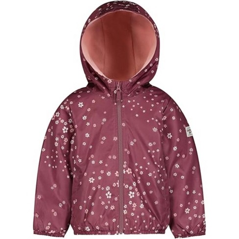 Oshkosh B'gosh Little Girls' Midweight Floral Fleece Lined Jacket ...