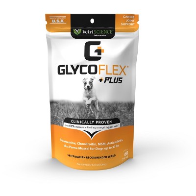Vetriscience Glycoflex Plus Small Breed Maximum Hip & Joint Supplement ...